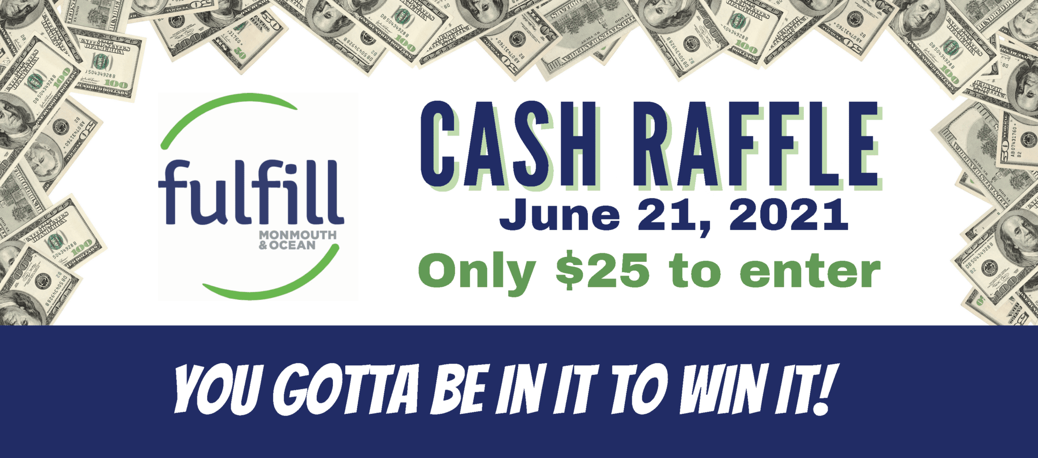 2021 cash raffle banner - Fulfill NJ